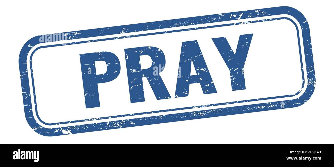 Pray stamp Cut Out Stock Images & Pictures - Alamy