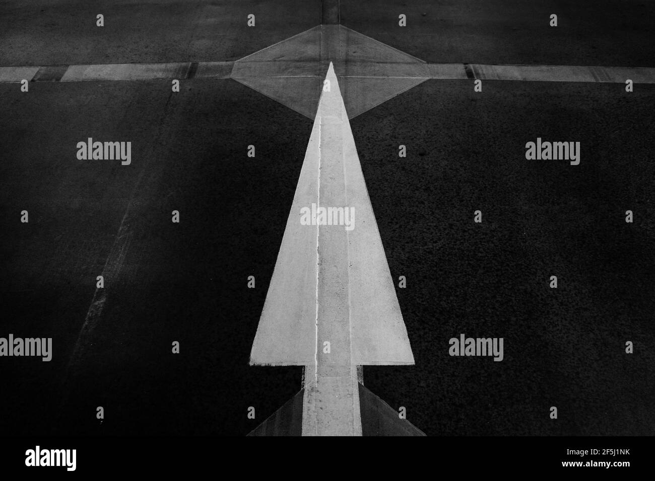 Black and white directional sign Black and White Stock Photos & Images ...