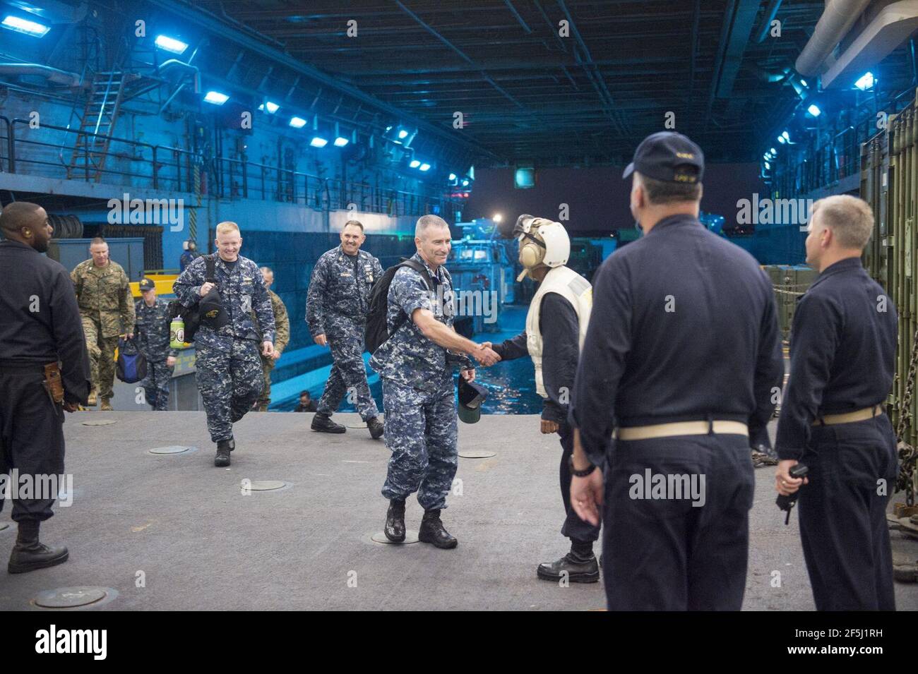 Rear Adm. Roy I. Kitchener, commander of Expeditionary Strike Group ...