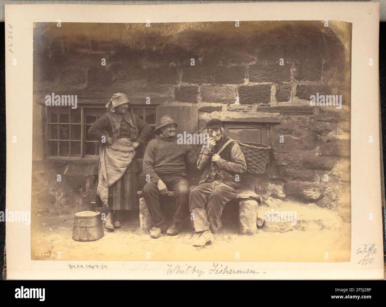 Whitby Fishermen. Frank Meadow Sutcliffe (British, 1853 - 1941 Stock ...