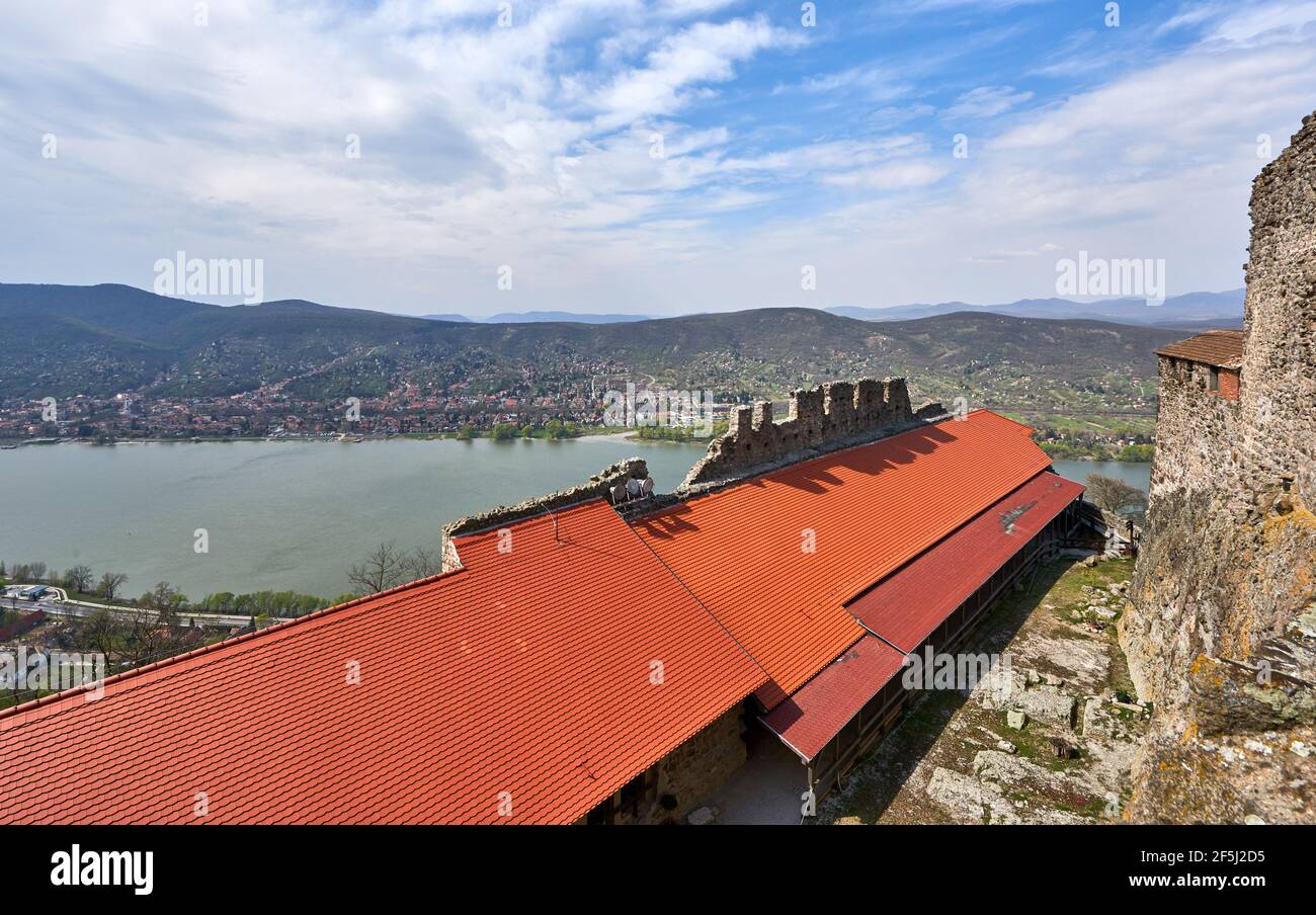 Visiting Visegrad castle, Hungary Stock Photo - Alamy