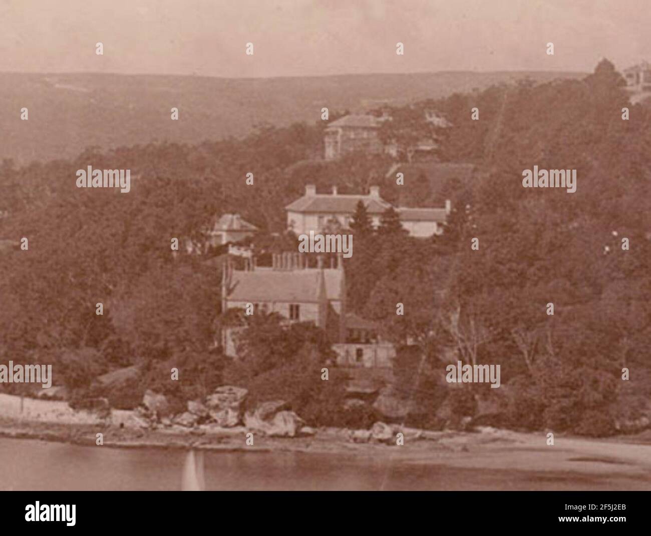 Redleaf Double Bay 1880s Stock Photo - Alamy