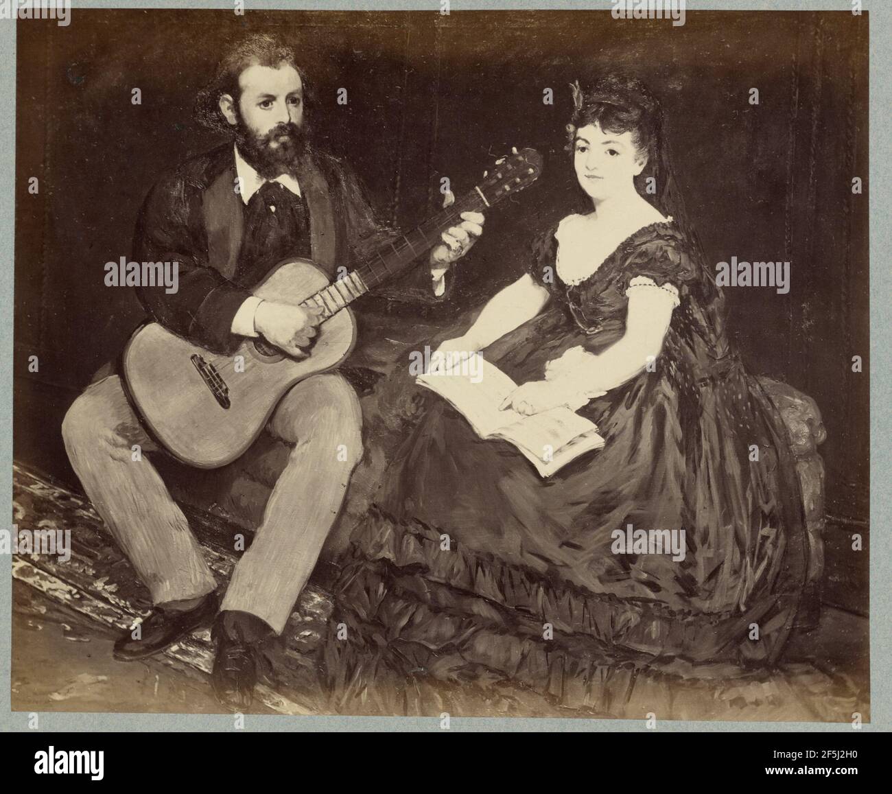 "La Lecon de Musique" par Manet. Anatole Godet (French, 1839 - 1887 ...