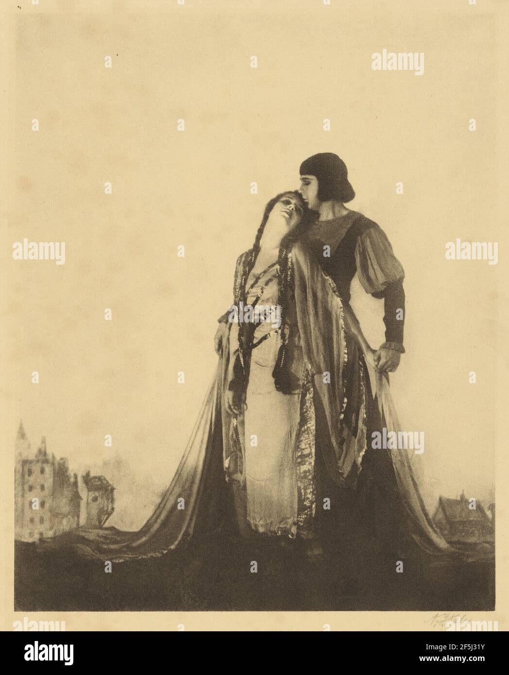 Paolo and Francesca. Arthur F. Kales (American, 1882 - 1936 Stock Photo ...