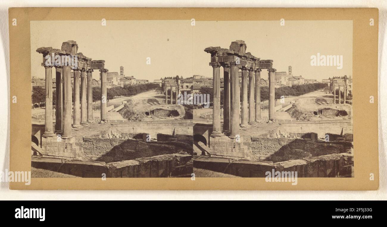 The Roman Forum.. Joseph Spithöver (Italian, active Rome, Italy 1850s ...