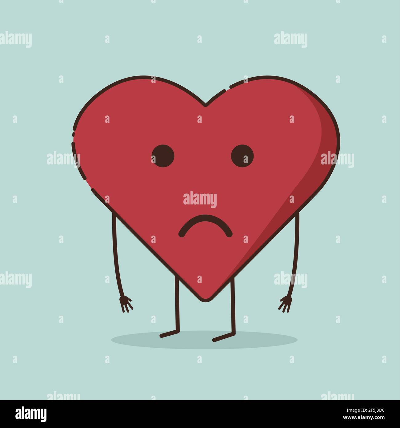 Depression character Stock Vector Images - Alamy