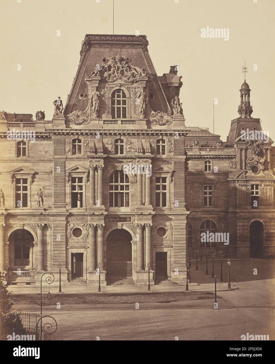 The Pavillon Mollien, Louvre, Paris. Édouard Baldus (French, born ...
