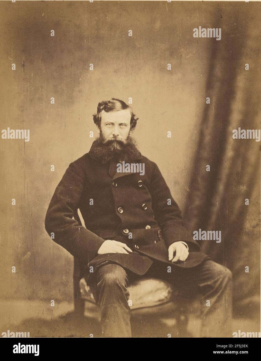 Colonel Simmonds, R.E.. Roger Fenton (English, 1819 - 1869 Stock Photo ...