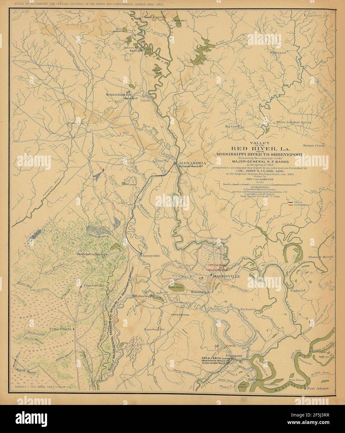 Red river campaign hi-res stock photography and images - Alamy