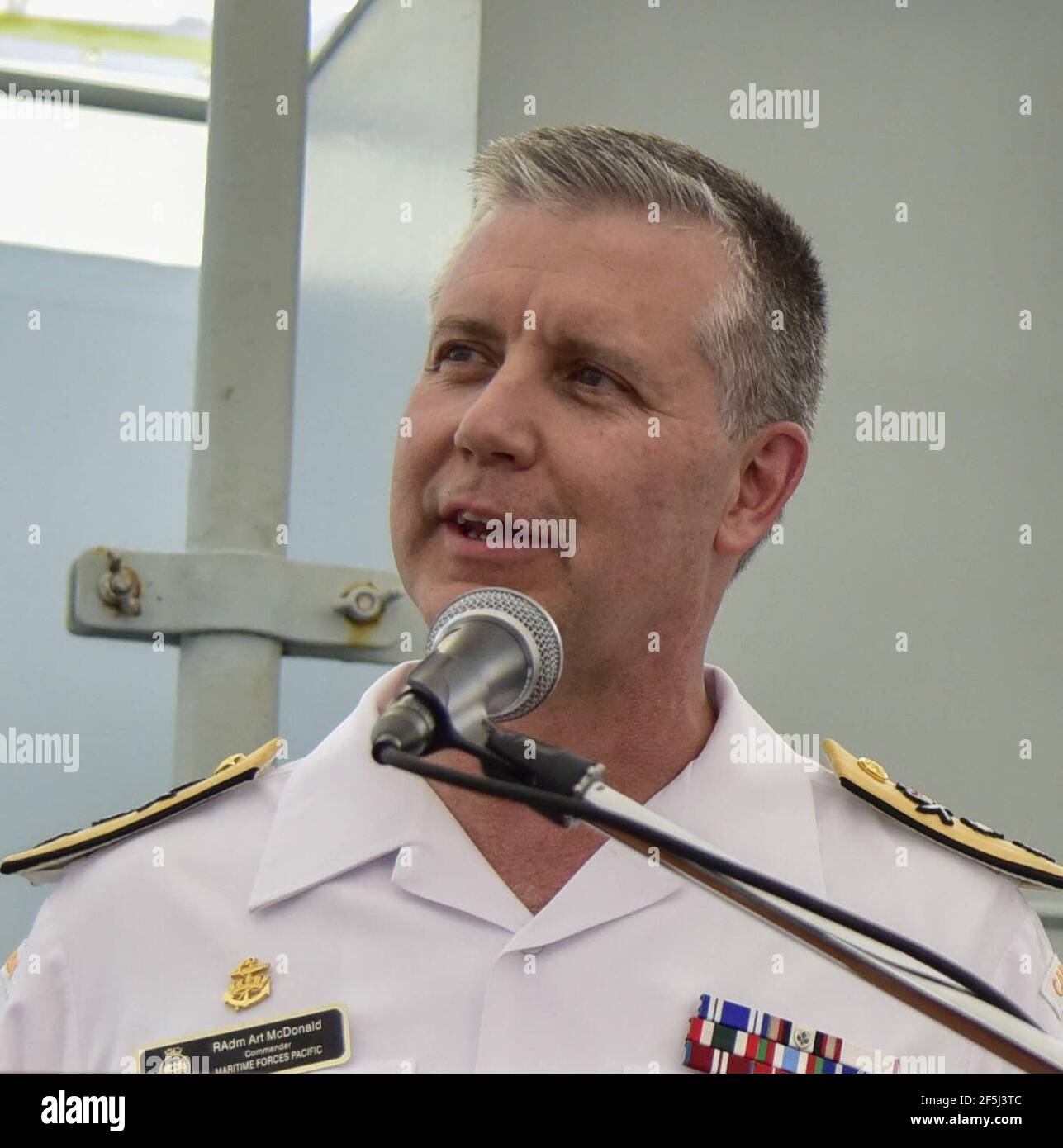 Rear Adm. Art McDonald, commander, Maritime Forces Pacific and Joint ...