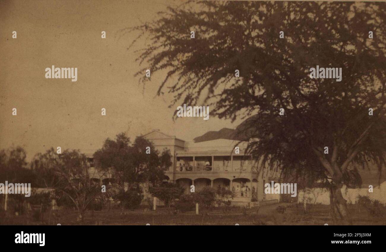 Queen's Hospital, photograph by H. L. Chase Stock Photo - Alamy