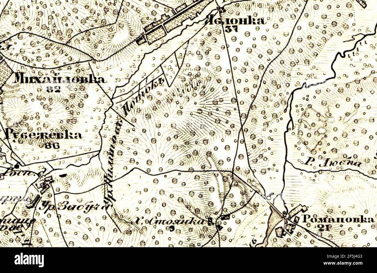 Pylypiv Potik map Stock Photo - Alamy