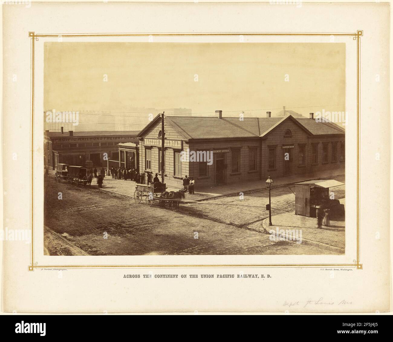 Depot St. Louis, Missouri. Alexander Gardner (American, born Scotland ...