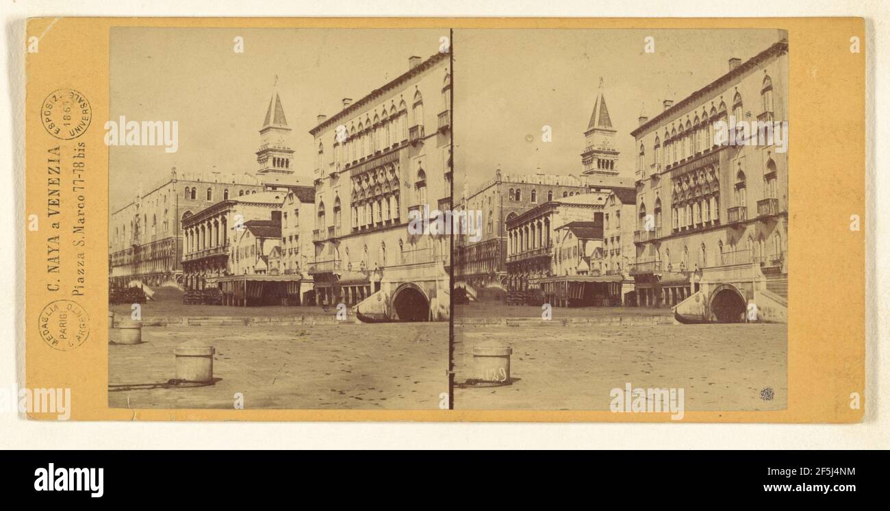 Hotel Royal Danieli, Venice, Italy. Carlo Naya (Italian, 1816 - 1882 ...