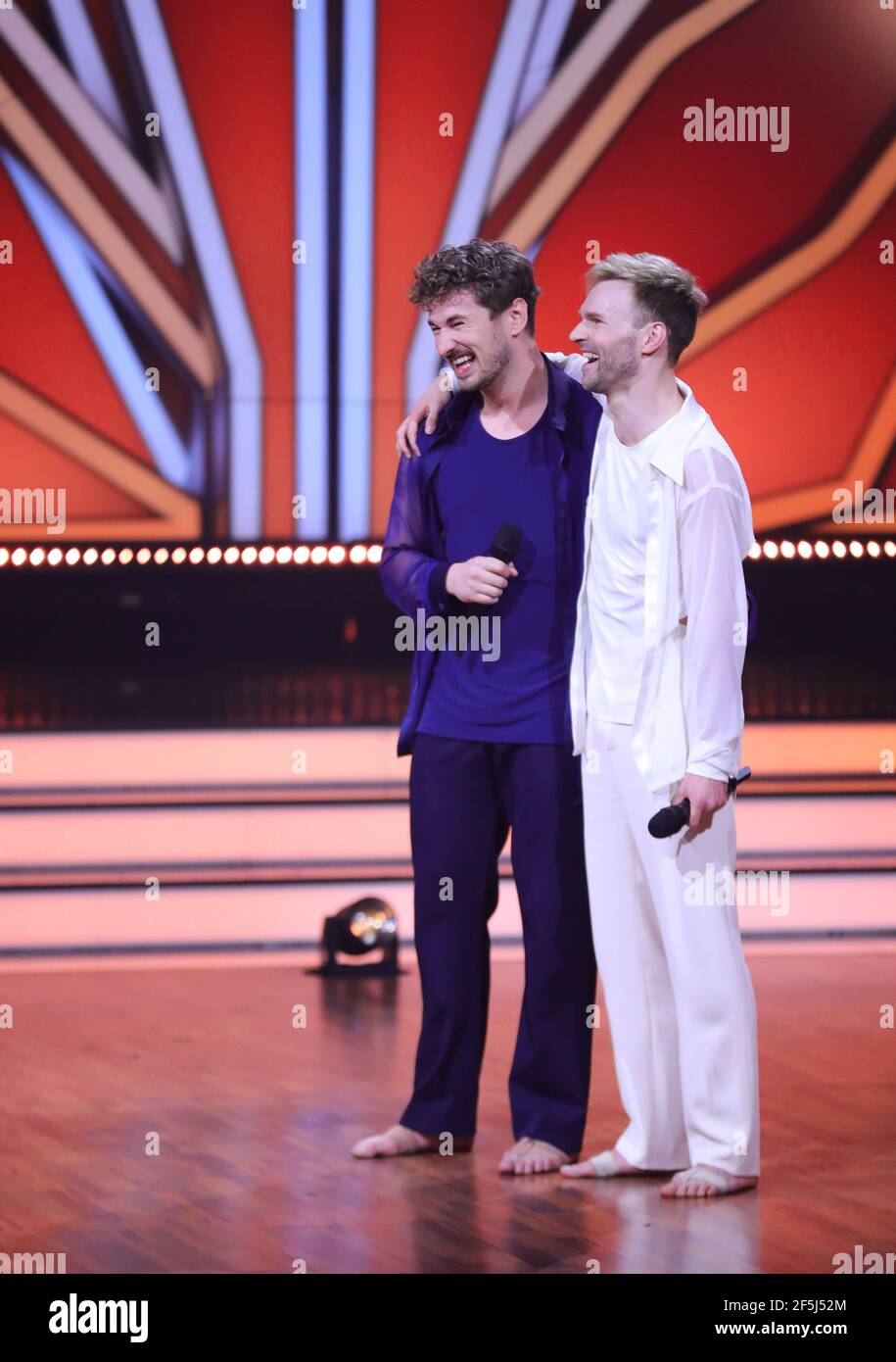 Cologne, Germany. 27th Mar, 2021. TV actor Nicolas Puschmann and ...