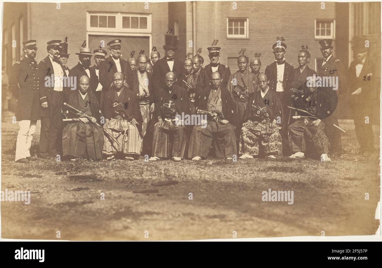 The First Japanese Diplomatic Mission to the United States Stock Photo ...