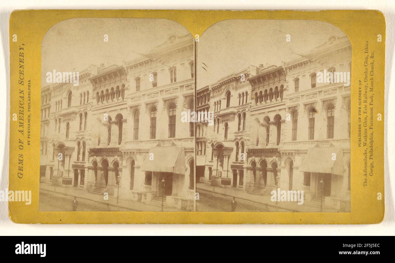 Bank Building, Chestnut Street, Philadelphia, Pennsylvania. William T ...