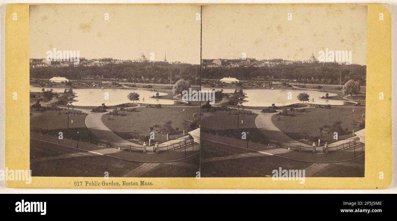 Public Garden, Boston Mass.. Edward Bierstadt (American, born Germany ...