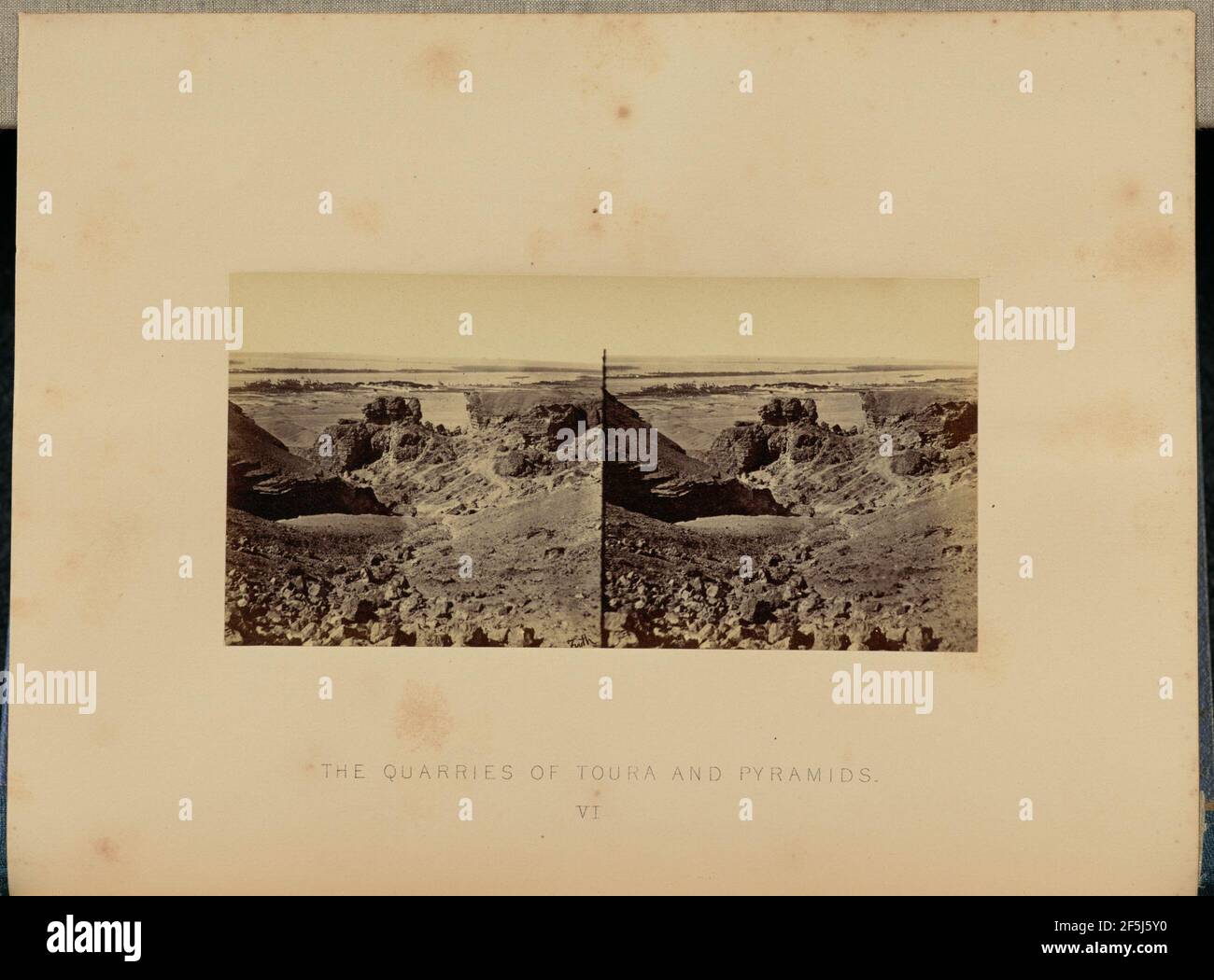 The Quarries of Toura and Pyramids. Francis Frith (English, 1822 - 1898 ...