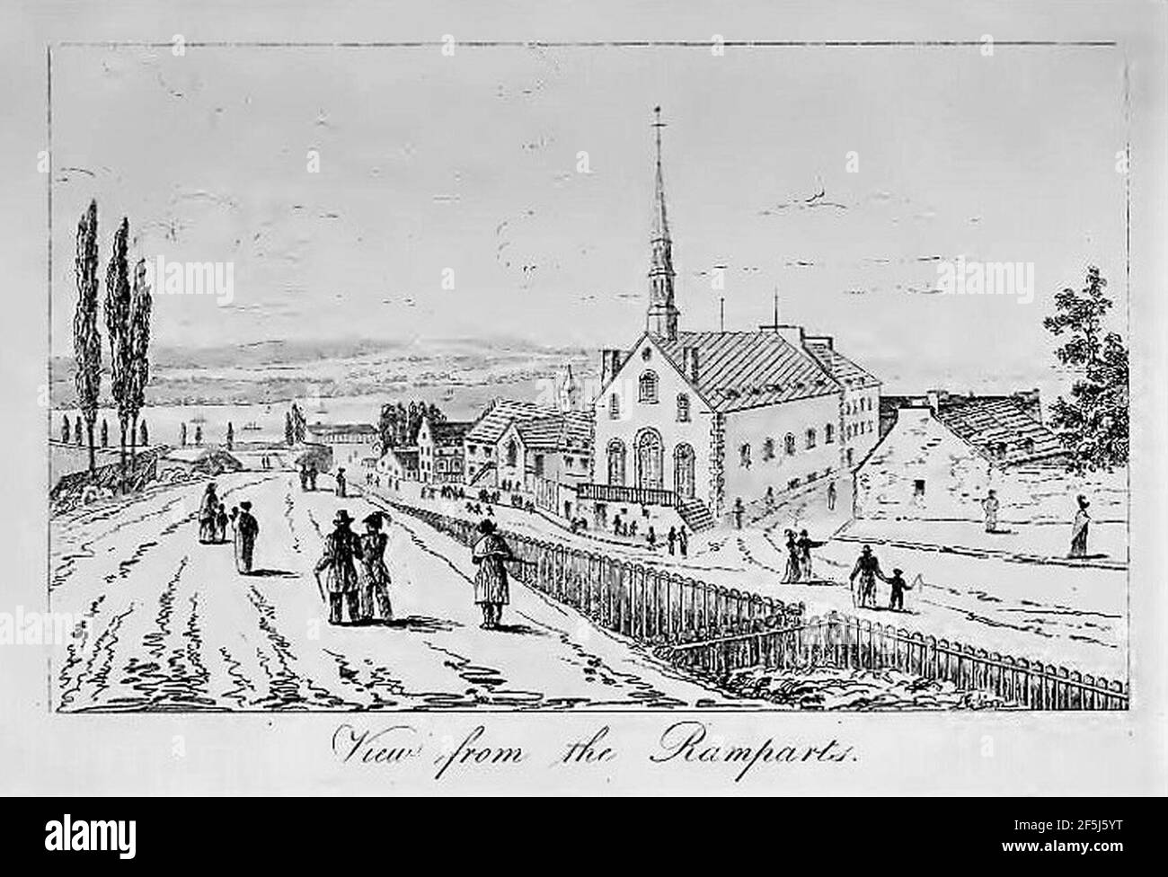 Quebec and its Environs - A. View from the Ramparts Stock Photo - Alamy