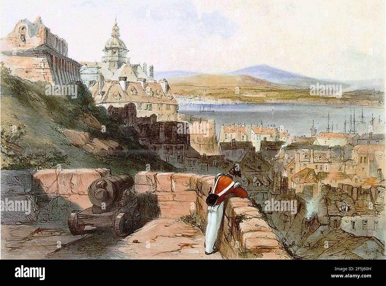 Quebec from the Chateau - John Richard Coke Smyth Stock Photo - Alamy