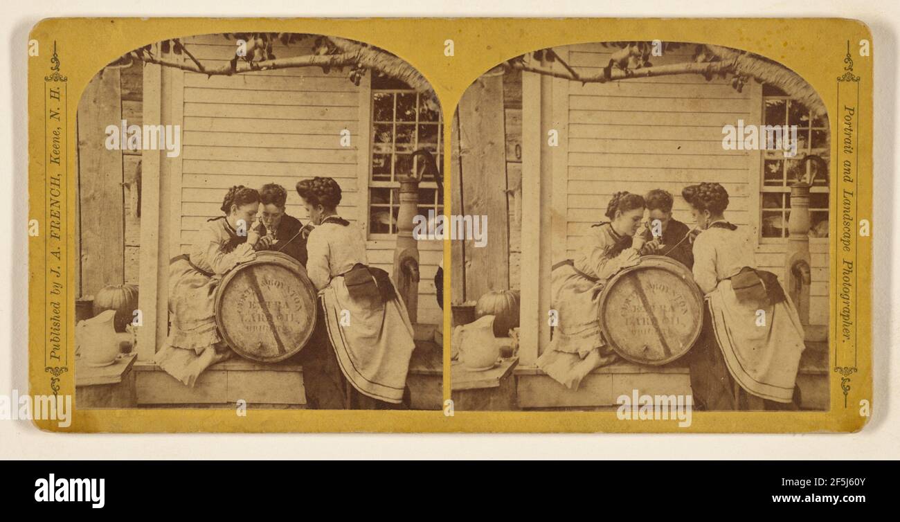 New Cider.. Jotham A. French (American, 1834 - 1898 Stock Photo - Alamy