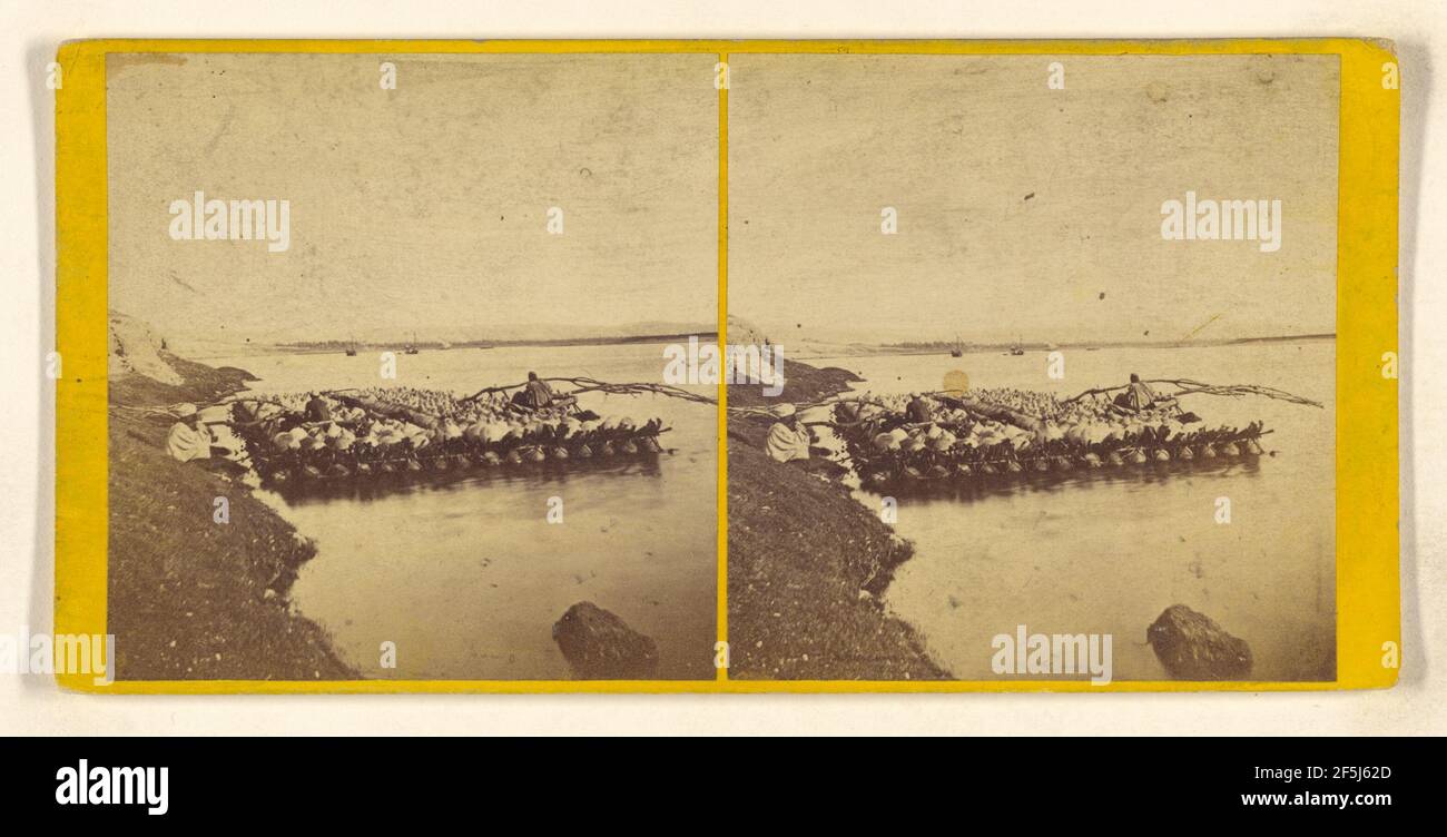 Egypt. - On the Nile. A Pot Raft.. Frank Mason Good (English, 1839 ...