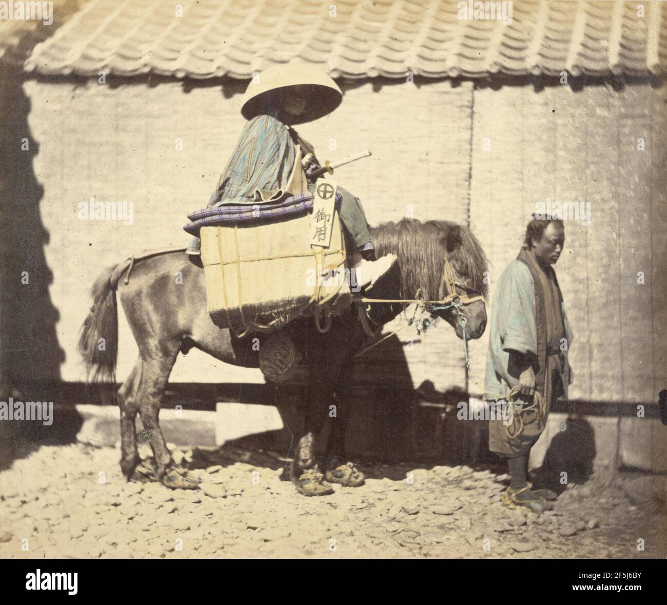 Yakonin Travelling on the Tokaido Road. Felice Beato (English, born ...