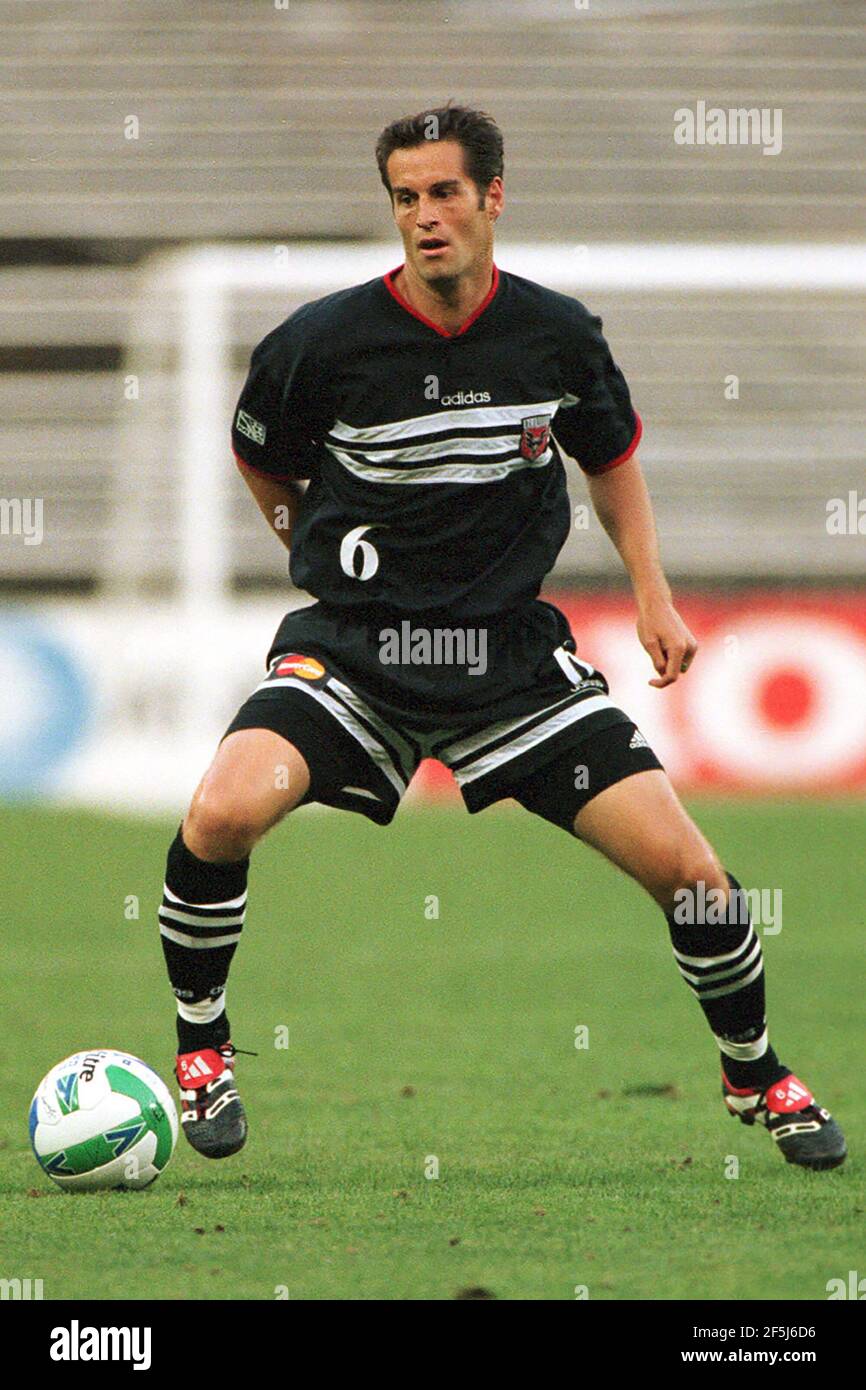 John Harkes of D.C. United in action Stock Photo - Alamy