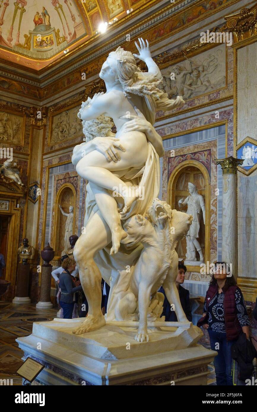 Rape of Proserpina by Gian Lorenzo Bernini, 1621-1622, marble Stock Photo - Alamy