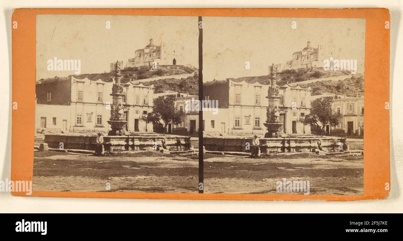 Plaza de Guadalupe. Julio Michaud (French, active Mexico City, Mexico ...