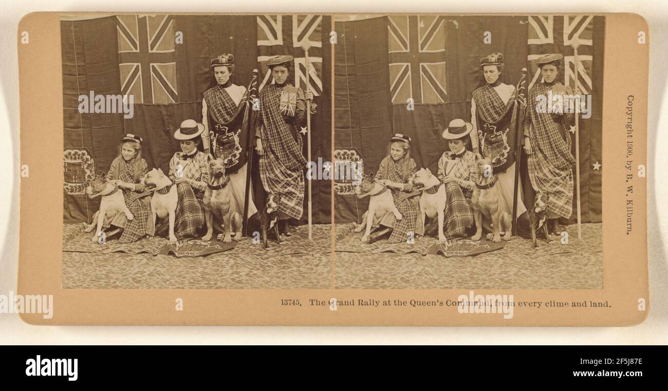 The Grand Rally at the Queen's Command, from every clime and land ...