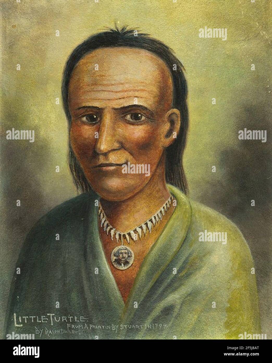 Ralph Dille - Chief Little Turtle of the Miami Indian tribe Stock Photo ...