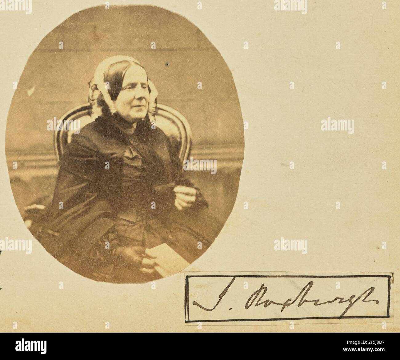 Portrait of J. Roxburgh. Unknown maker Stock Photo - Alamy