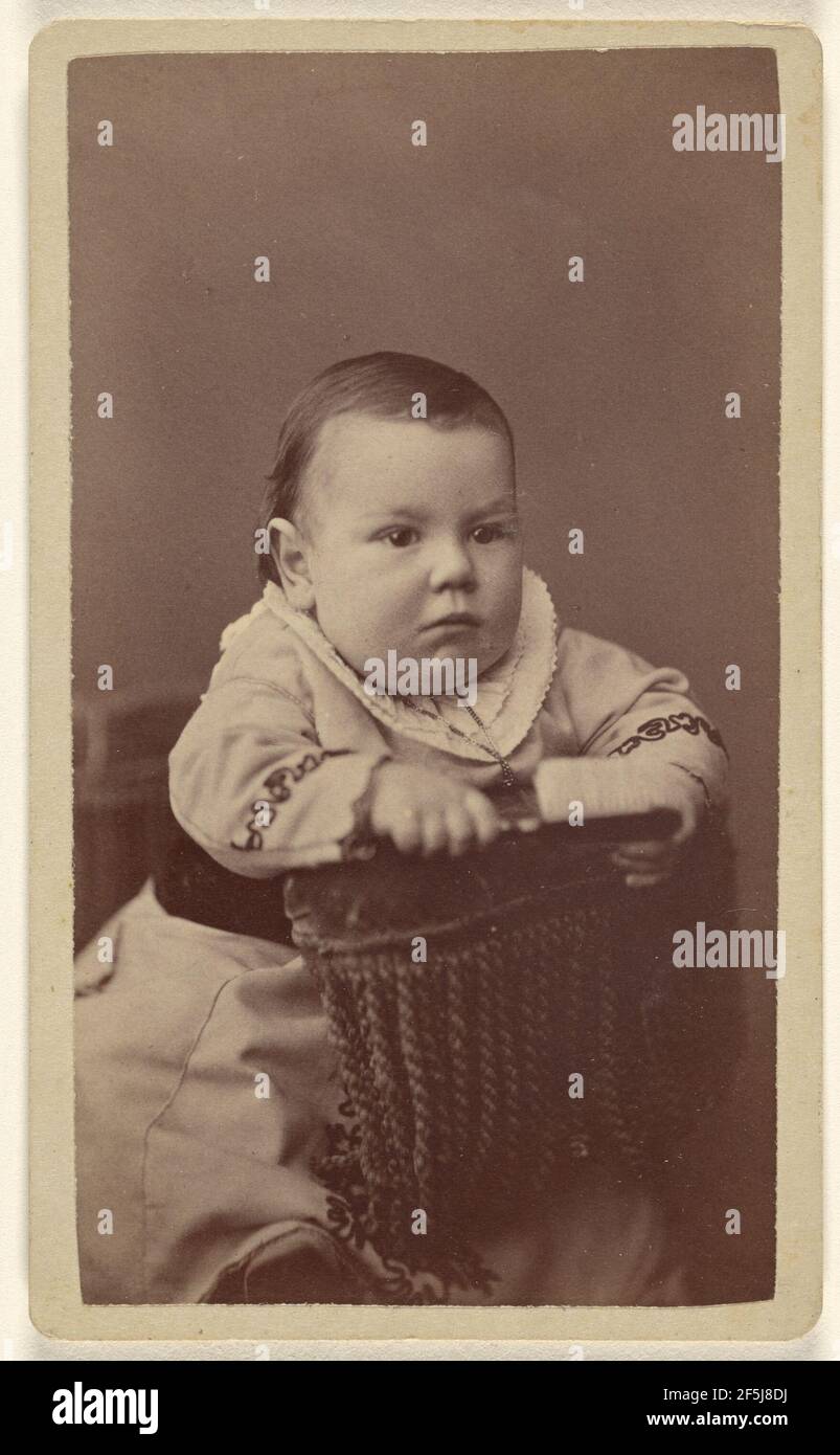 Baby posed in chair. Alexander Hesler (American, born Canada, 1823 ...