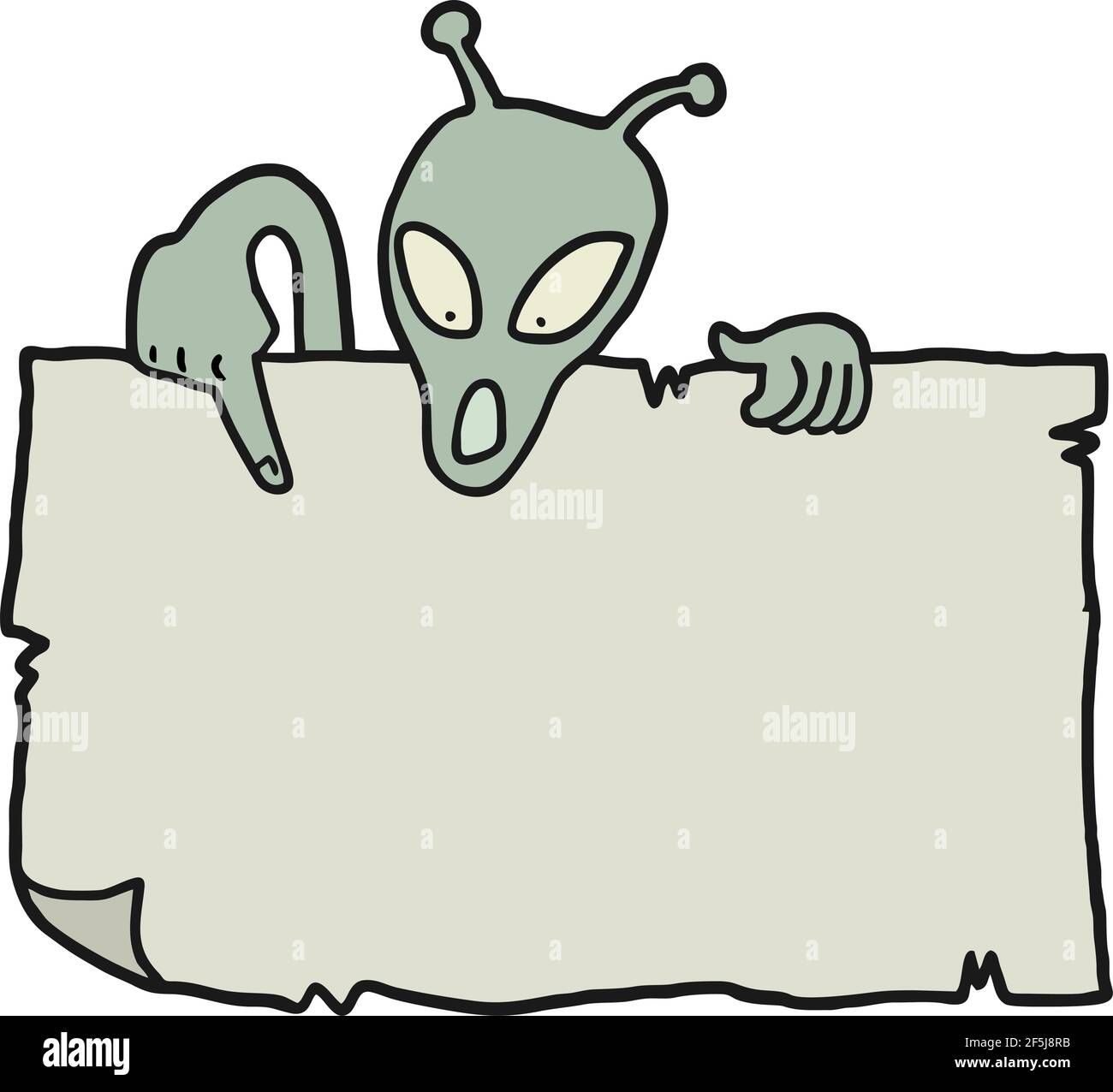 funny alien pointing Stock Vector Image & Art - Alamy