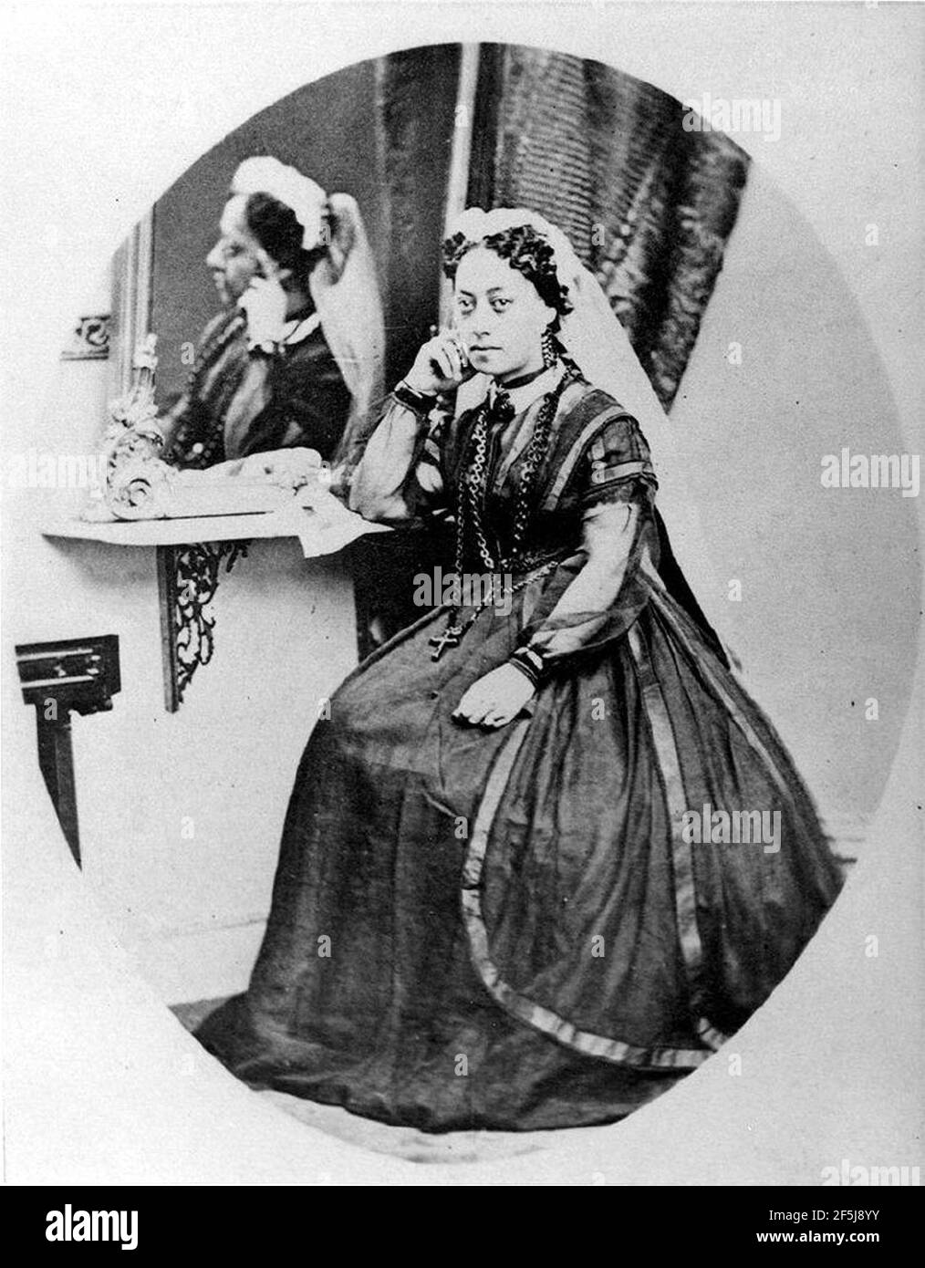 Queen Emma of Hawaii, photograph by Sutterley Brothers Stock Photo - Alamy