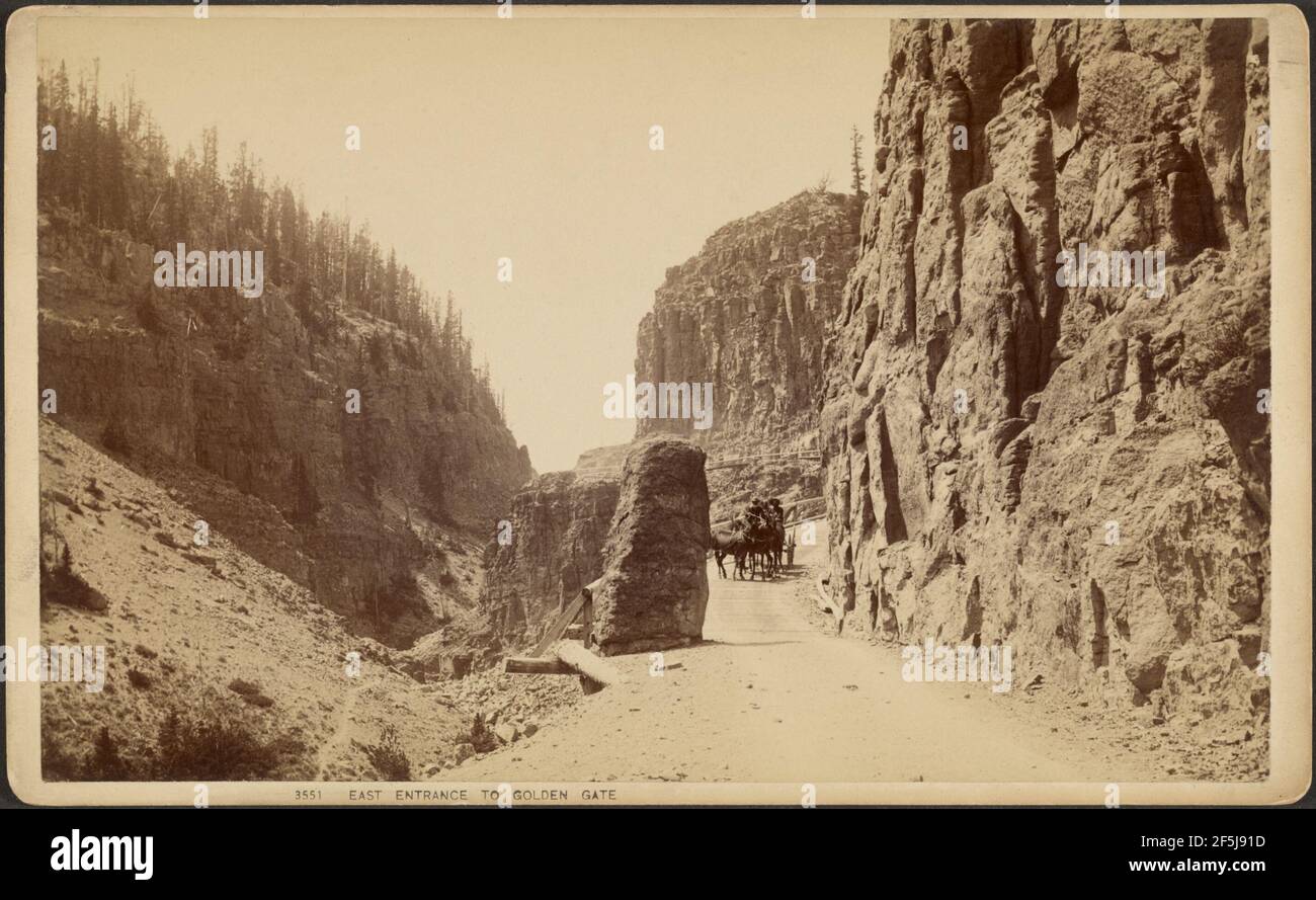 East Entrance to Golden Gate. Frank Jay Haynes (American, 1853 - 1921 ...