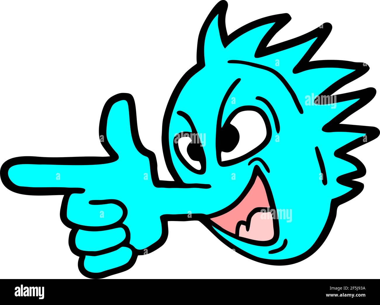 Crazy monster vector vectors hi-res stock photography and images - Alamy