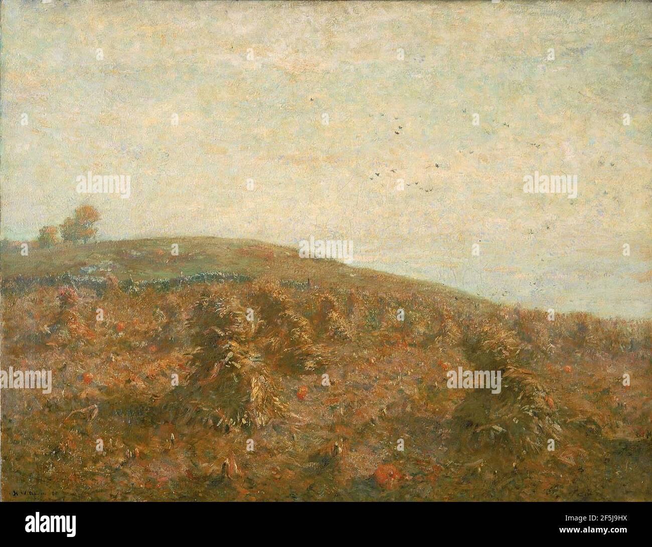 Henry Ward Ranger - The Cornfield Stock Photo - Alamy