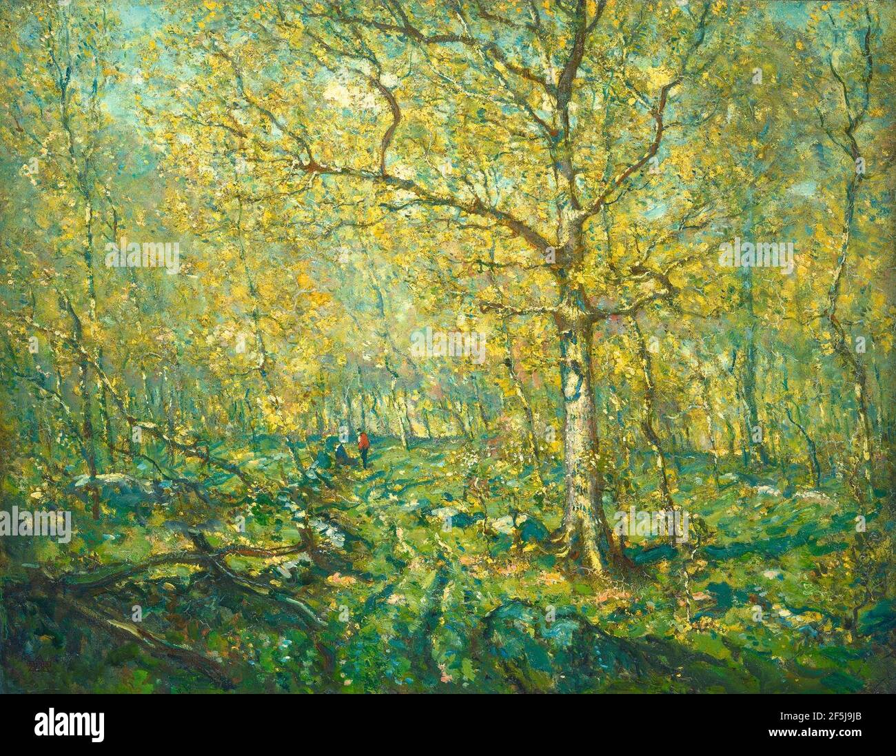 Henry Ward Ranger - Spring Woods (c.1910 Stock Photo - Alamy