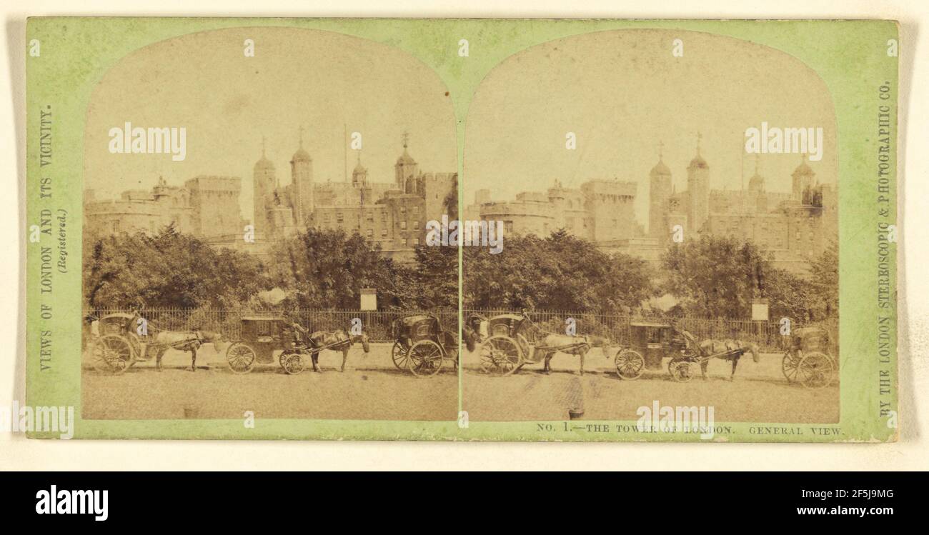 The Tower of London. General View.. London Stereoscopic Company (active ...