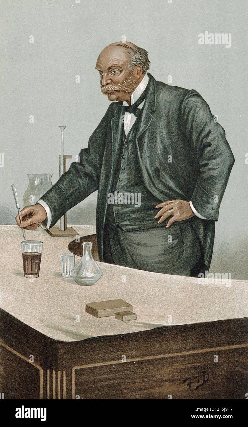 Lord Rayleigh Vanity Fair 21 December 1899 Stock Photo - Alamy