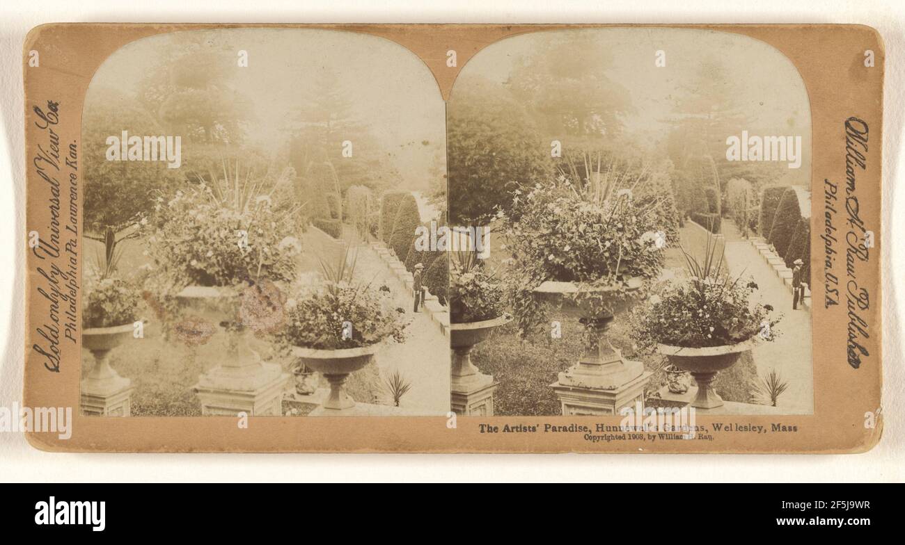 The Artists' Paradise, Hunnewell's Gardens, Wellesley, Mass.. William H ...