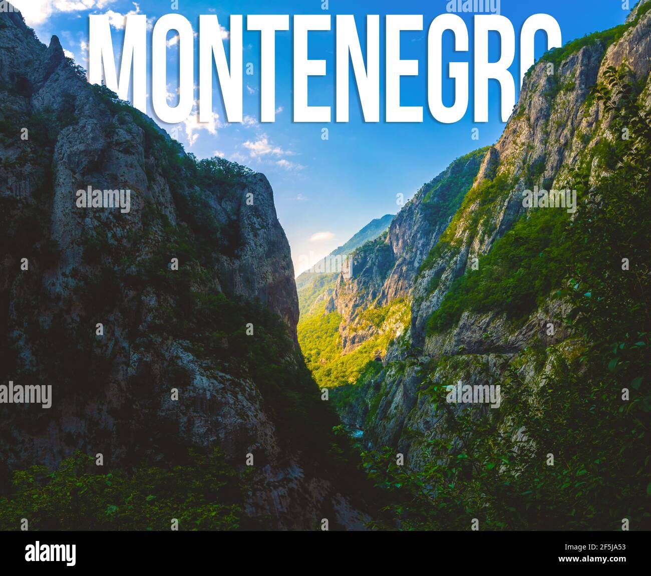 Montenegro travel poster hi-res stock photography and images - Alamy