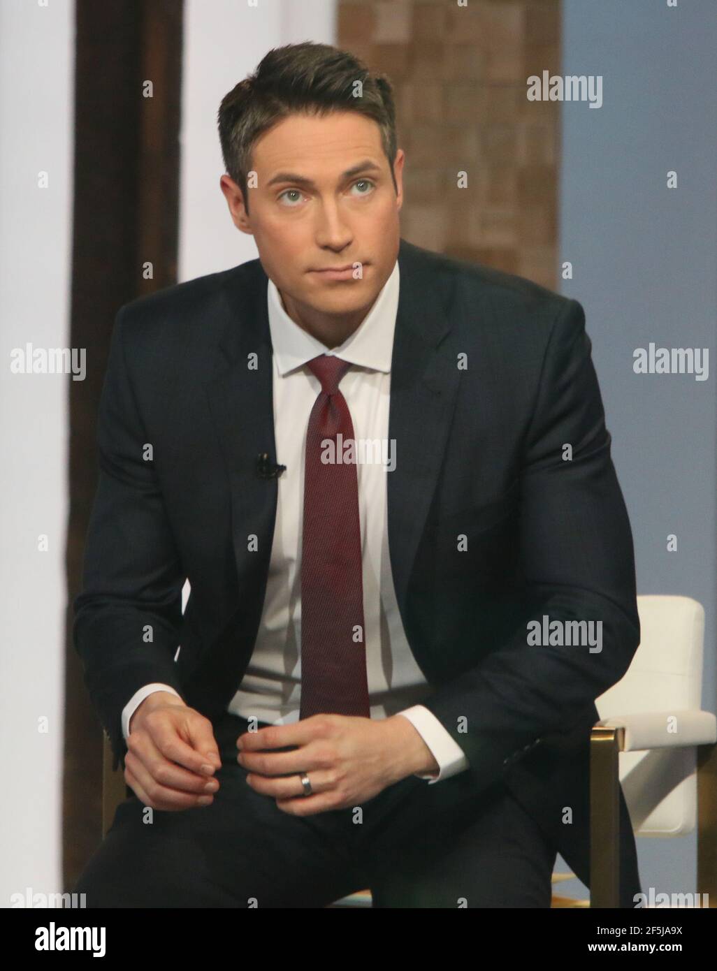 March 26, 2021. Whit Johnson at Good Morning America in New York March ...