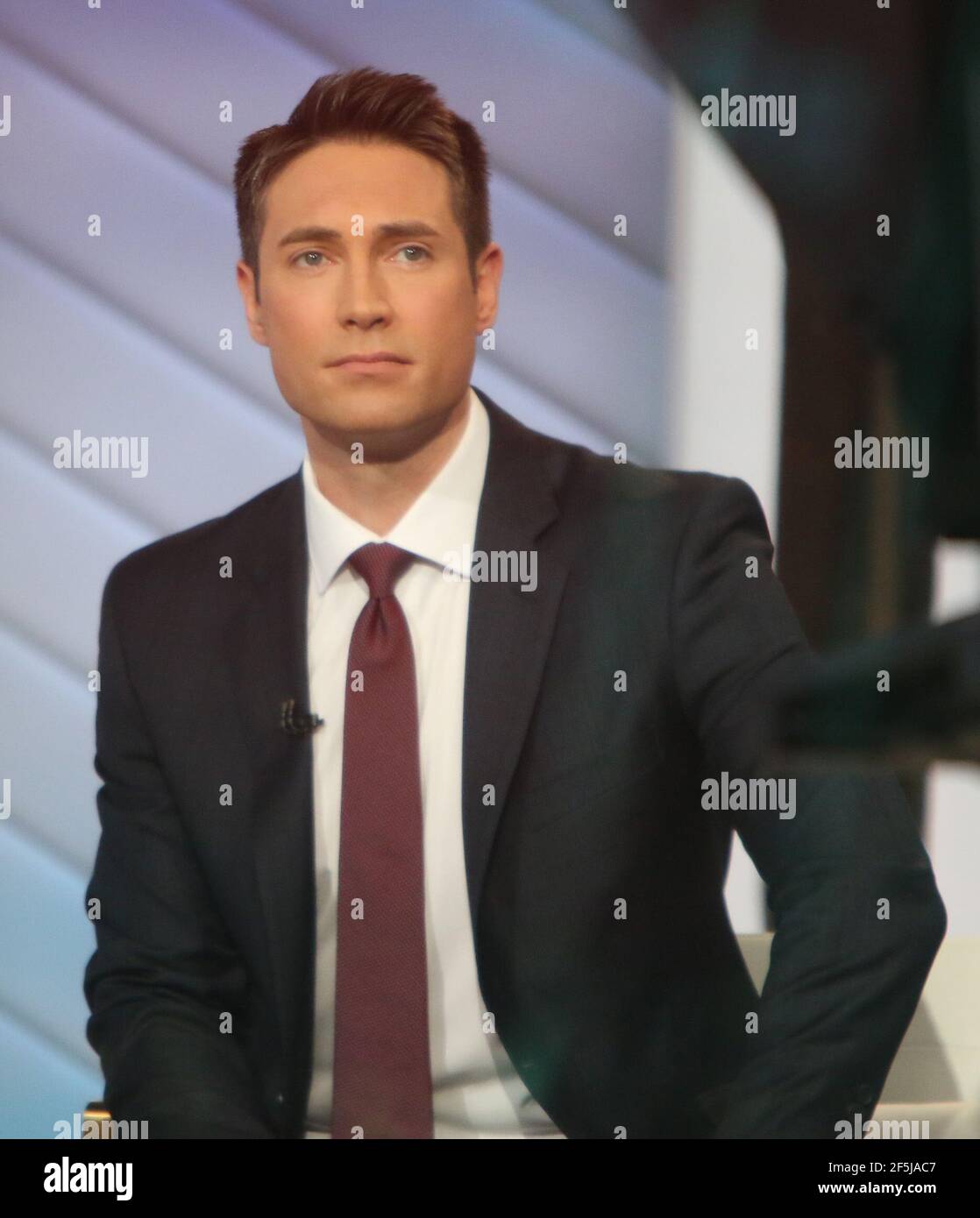 March 26, 2021. Whit Johnson at Good Morning America in New York March ...