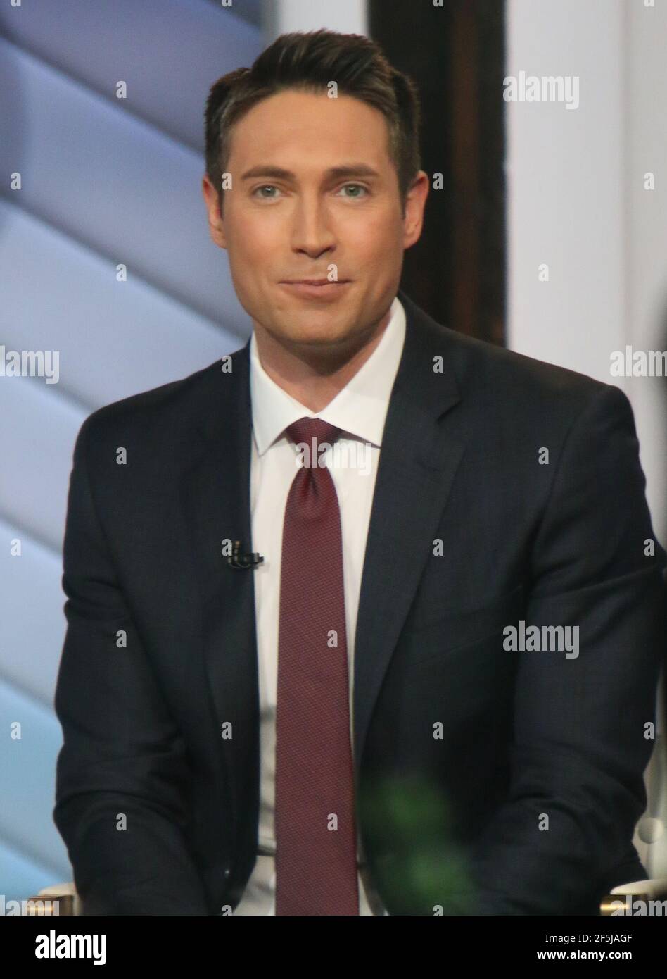 March 26, 2021. Whit Johnson at Good Morning America in New York March ...