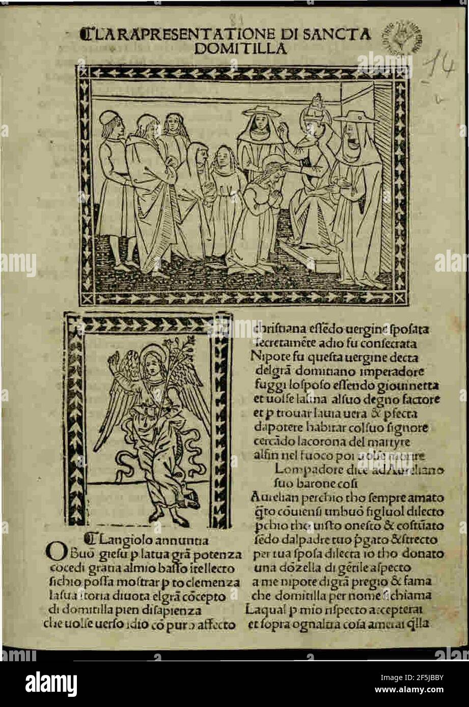 Santa domitilla hi-res stock photography and images - Alamy