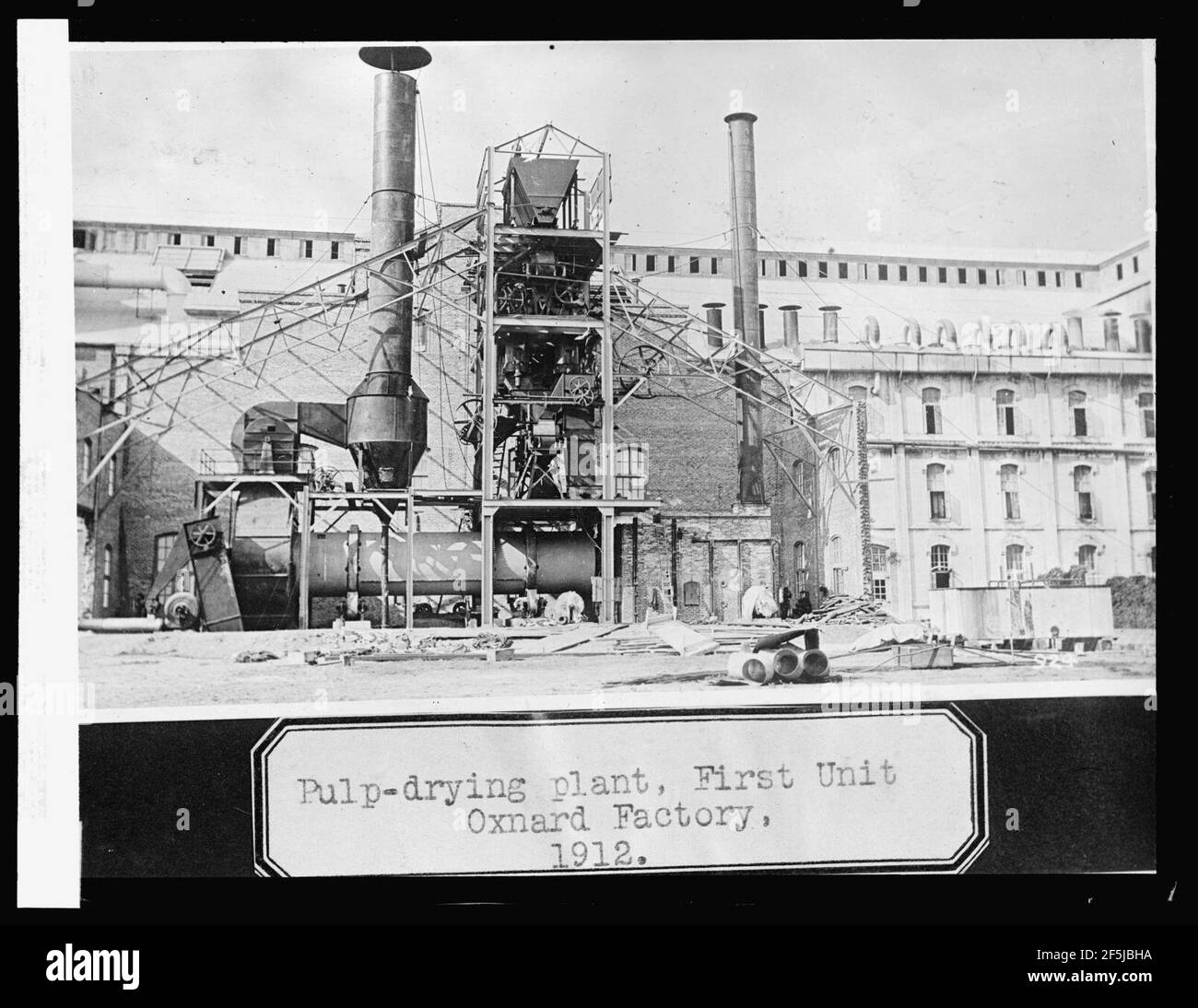 Pulp drying plant, first unit Oxnard, (California), factory Stock Photo ...